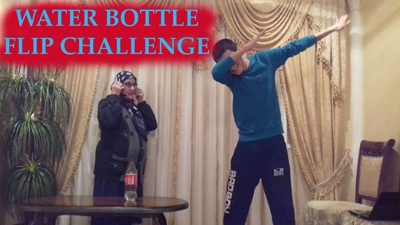 WATER BOTTLE FLIP CHALLENGE - YouTube
