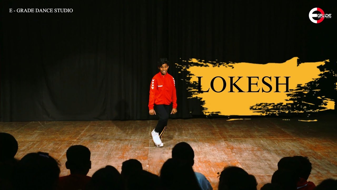 Lokesh stunning solo dance | E -Grade Dance studio - YouTube