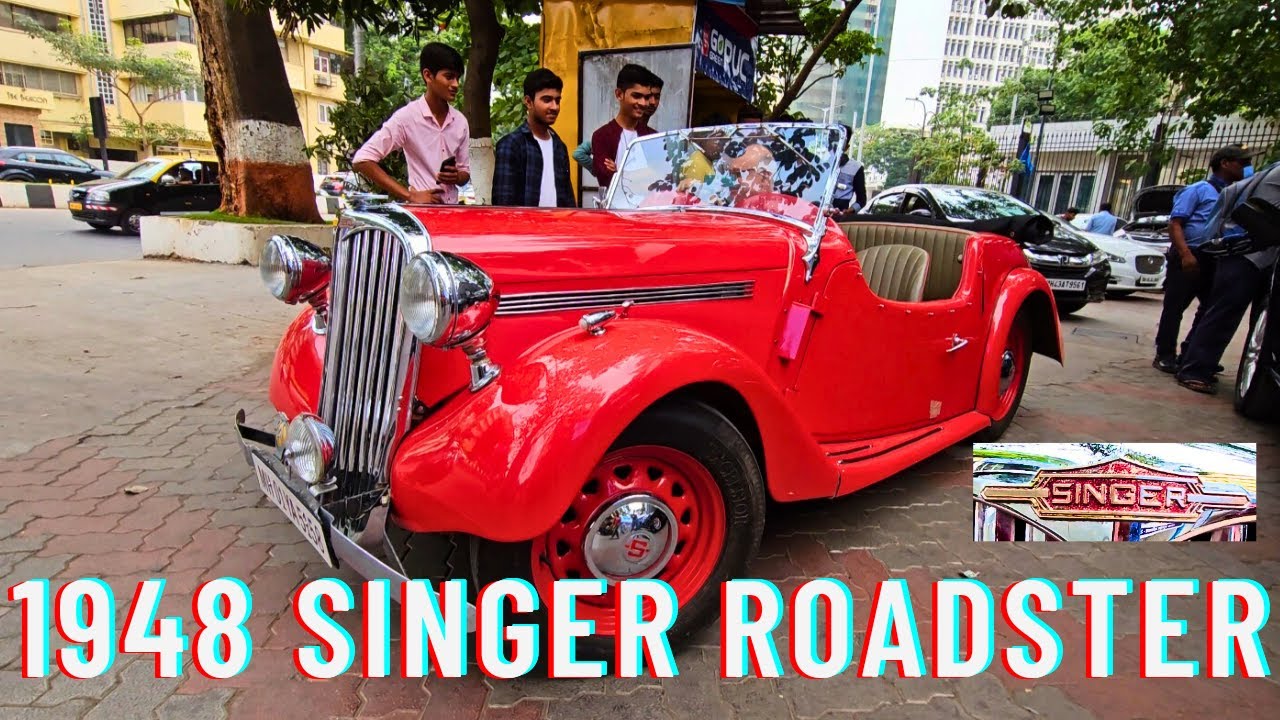 Singer Roadster 1948 - Red Vintage Car, Classic Car - Car Spotting - # ...