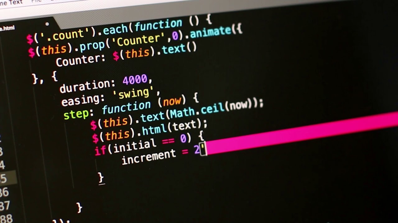Démonstration de programmation informatique - YouTube