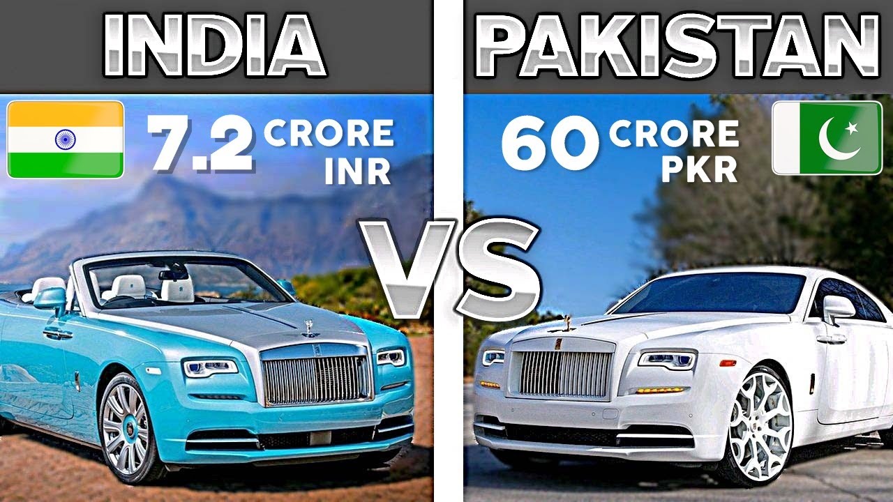 India Vs Pakistan | Most Expensive Cars | 2021 - YouTube