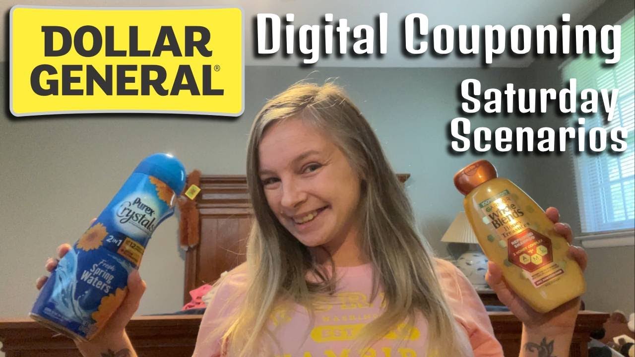 Dollar General Digital Couponing - Saturday Scenarios - 4/27/23 - YouTube