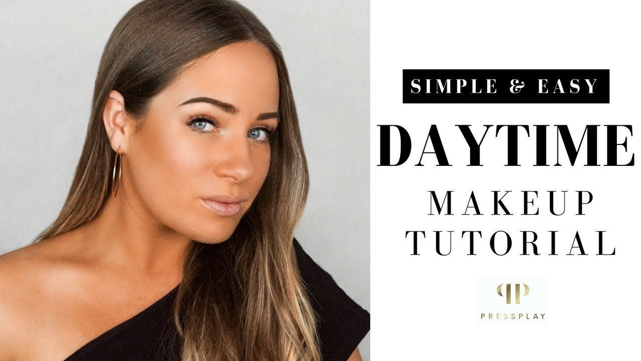 Simple and Easy Daytime Makeup Tutorial - YouTube