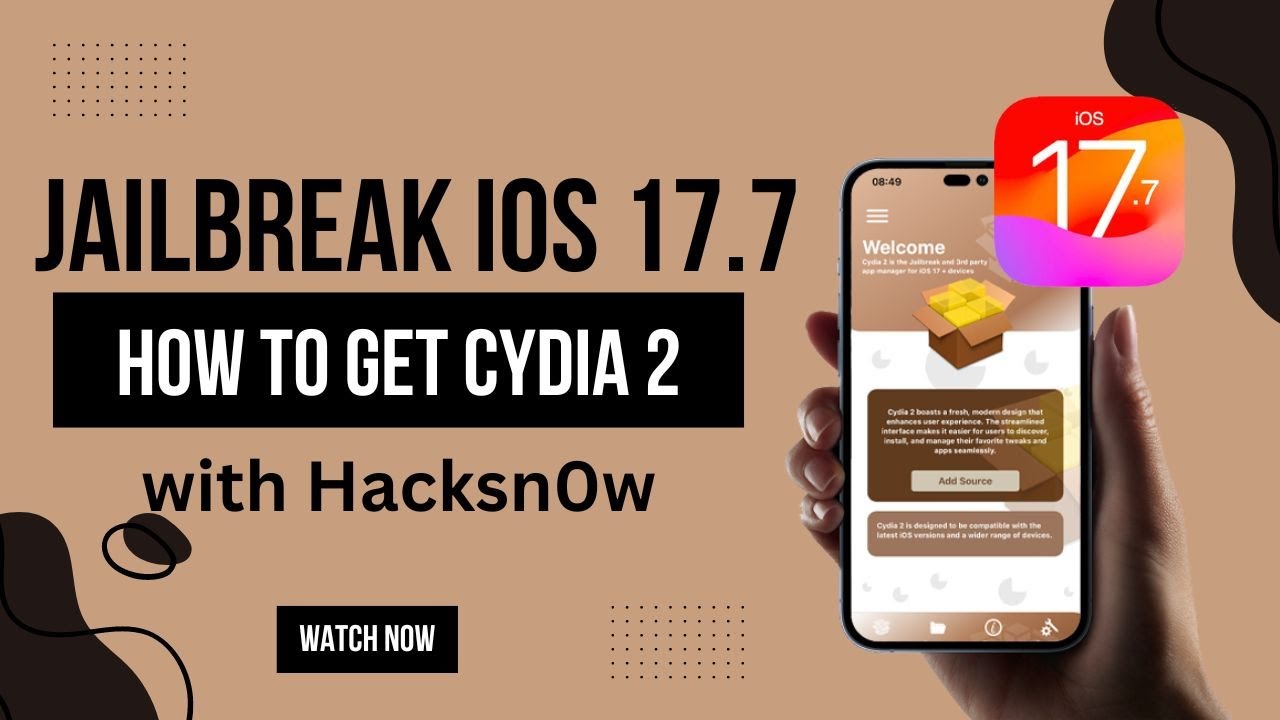 How to install Cydia 2 for iOS 17.7 - Online Jailbreak Guide - YouTube