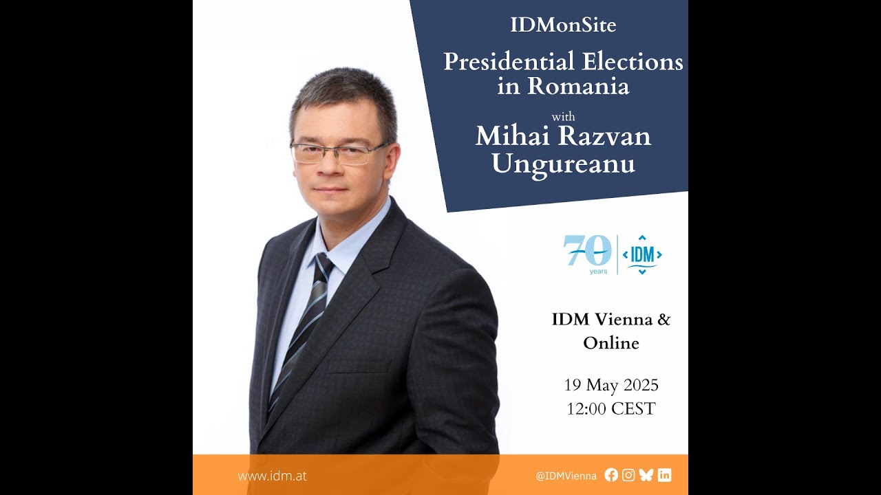 IDMonSite with Mihai Razvan Ungureanu: Presidential Elections in ...