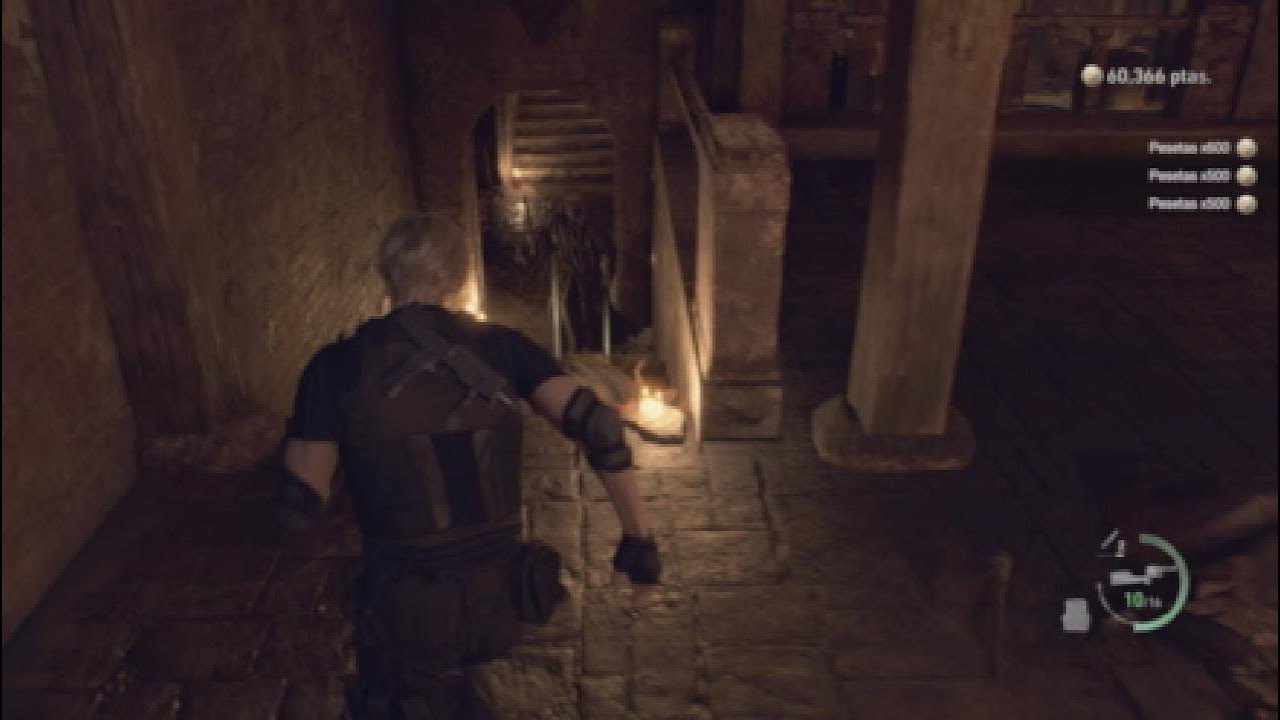 Resident Evil Re4 - Red Rope Zealots and Parasite heads fight - YouTube