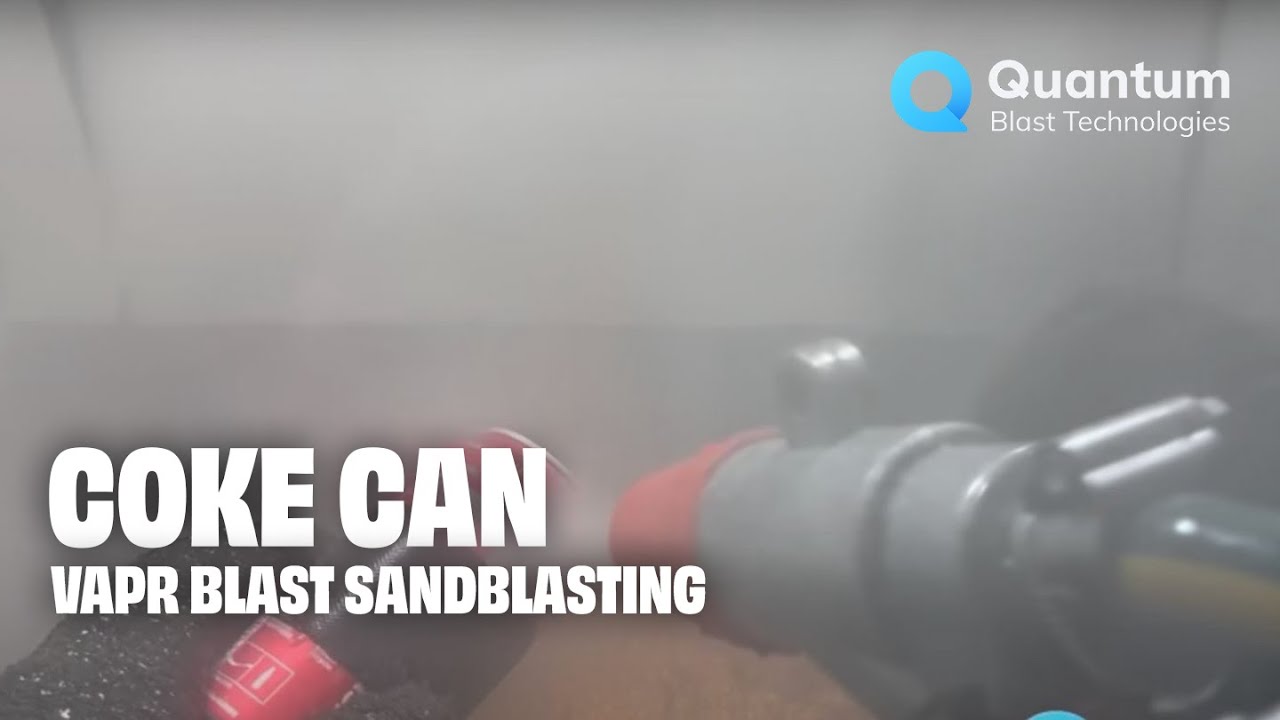 Vapr Blast Sandblasting- Coca Cola can | Vapr Blast Cabinet | Wet ...