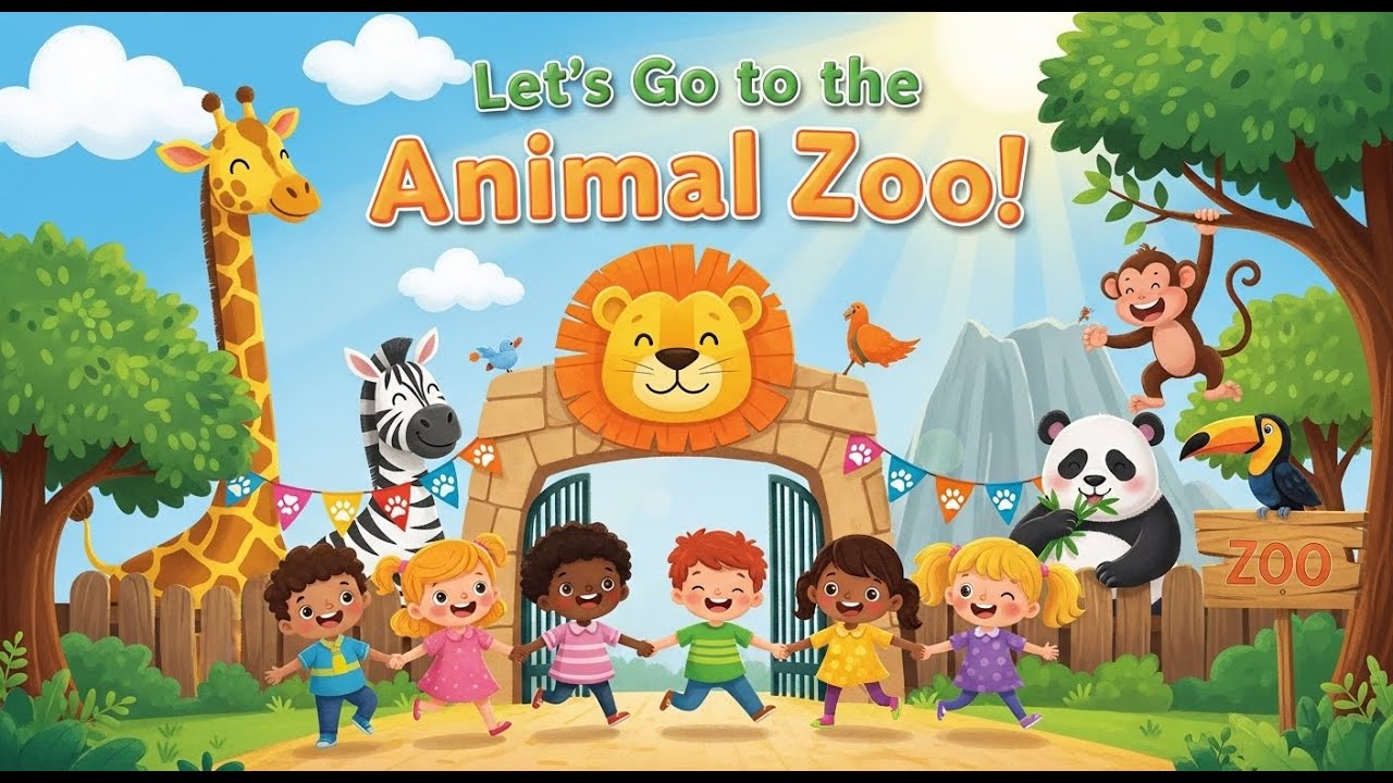 Let’s Go to the Animal Zoo Rhymes for Kid's Zone #kidsvideo #rhymes # ...