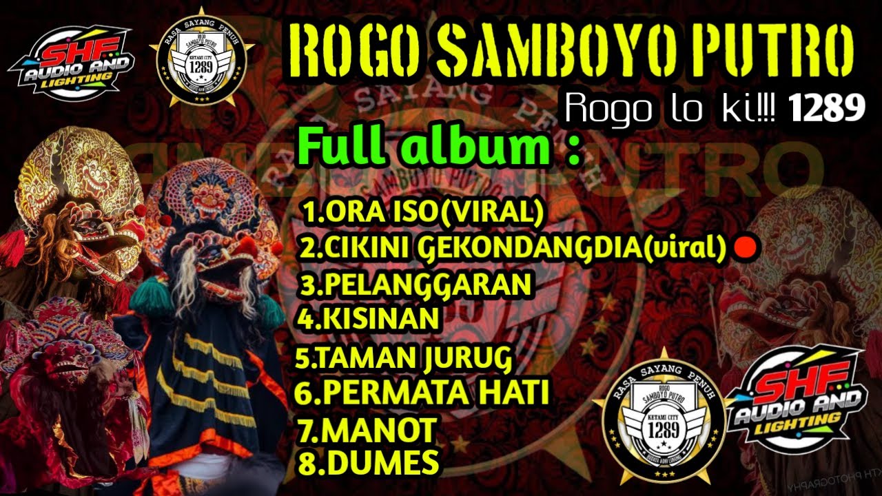FULL ALBUM ROGO SAMBOYO PUTRO DJANDUT 2023 - YouTube