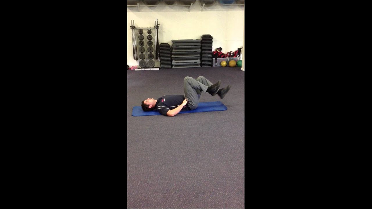 Abdominal Brace Alternate Leg Extension - YouTube