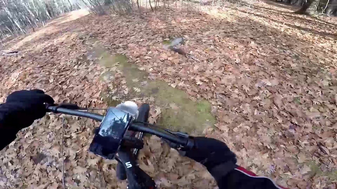 Off-roading on local access road - YouTube