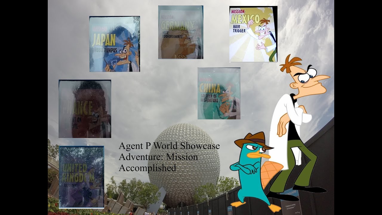 Agent P World Showcase Adventure Trying To Complete All 6 Interactive ...