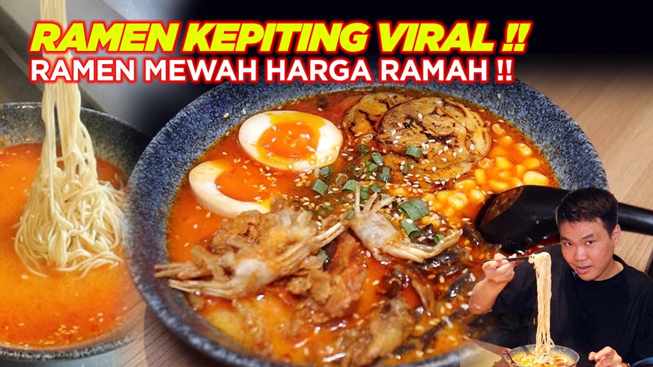 ICHISAN RAMEN TANJUNG DUREN, RAMEN KEPITING PERTAMA DI INDONESIA ...