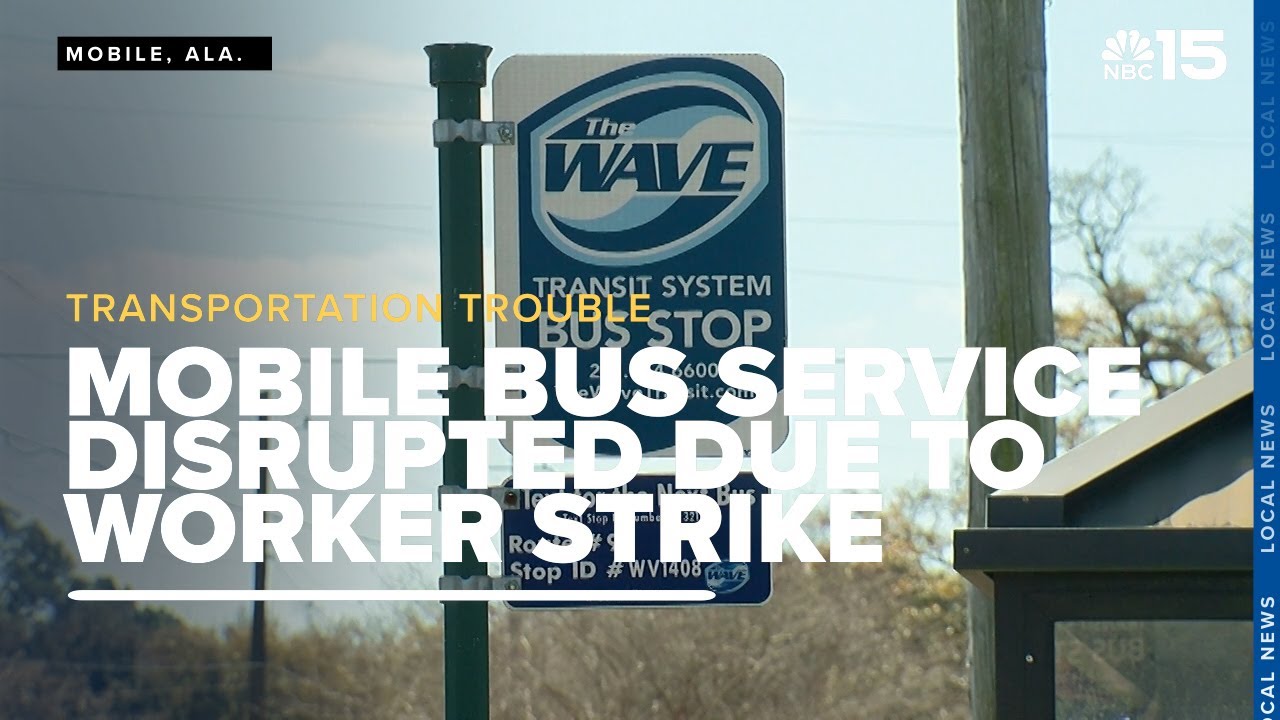 Bus service disruptions continue in the Mobile area - WPMI NBC 15 - YouTube