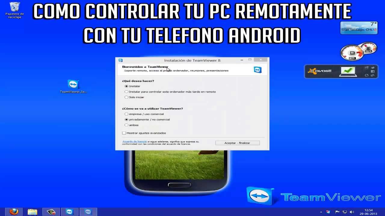 Como controlar tu PC remotamente con tu telefono android - YouTube