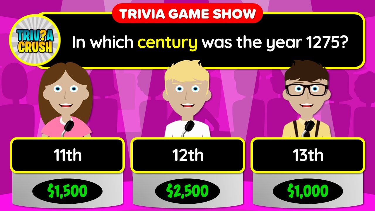 👉 Today's Best GENERAL KNOWLEDGE Daily Trivia Quiz - Unique Game Show ...