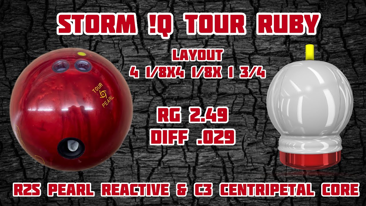 Storm !Q Tour Ruby Bowling Ball Review - YouTube