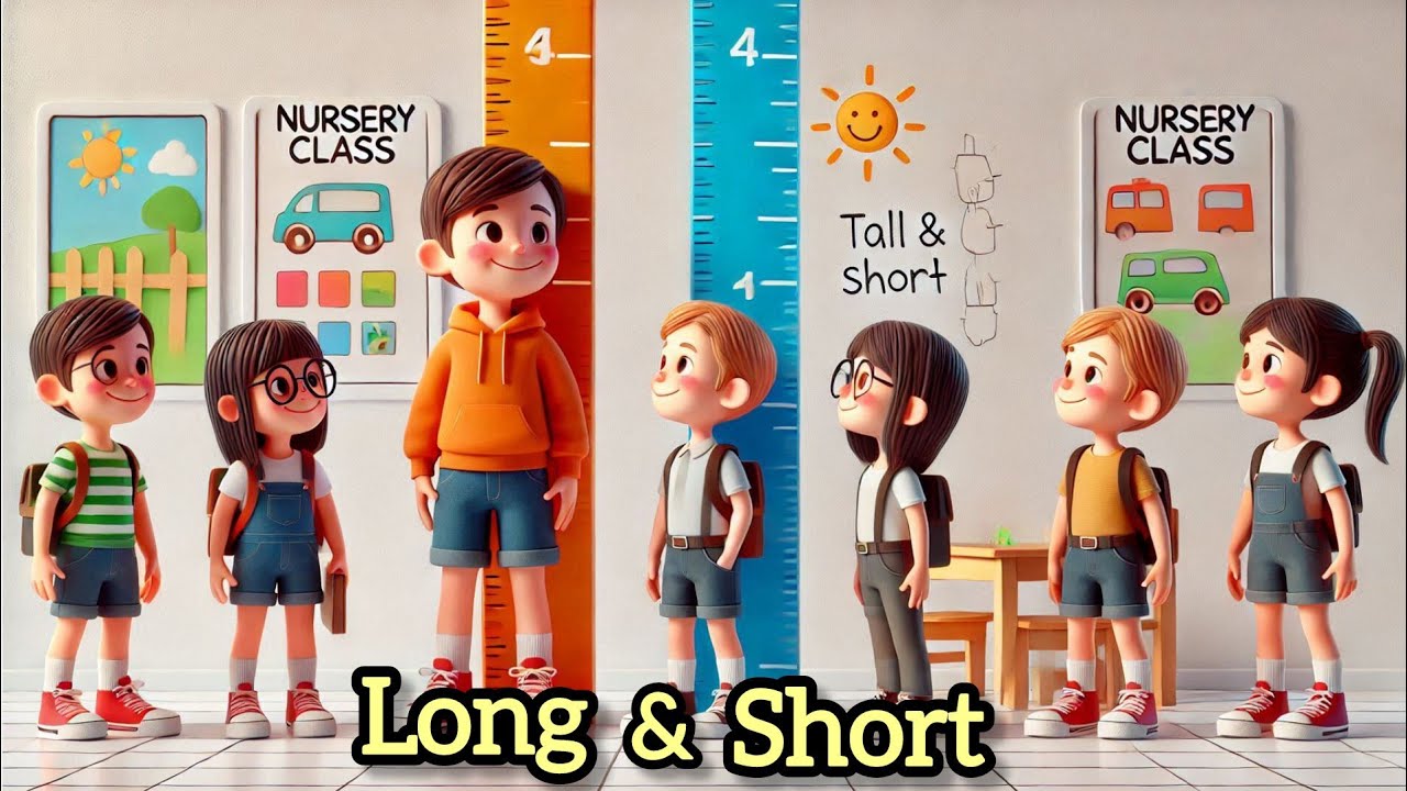 Long And Short | Tall And Short | Long And Short Concept | Length ...