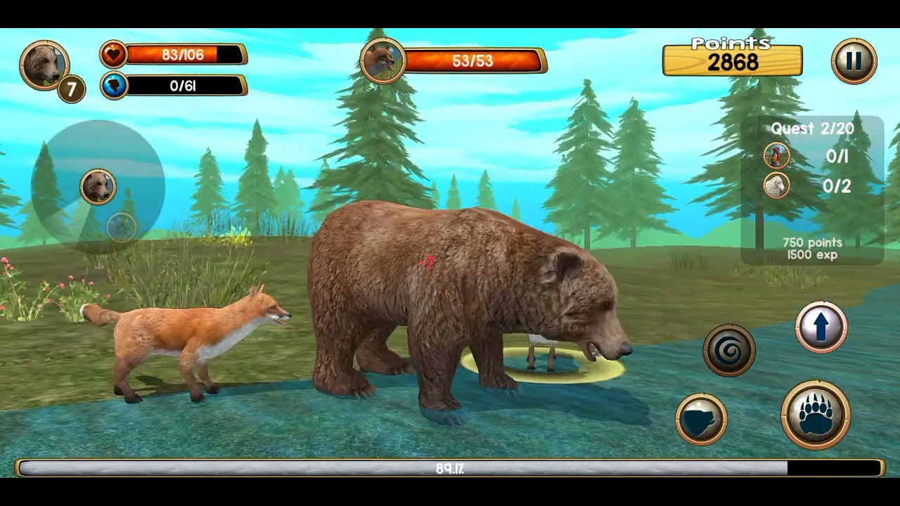 Wild Bear Sim Full Gameplay - YouTube