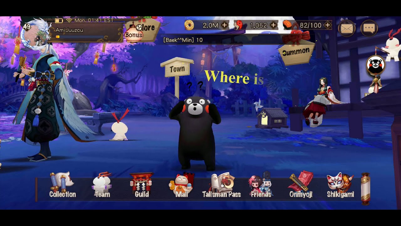 [Onmyoji] - Kumamon with Seimei - YouTube