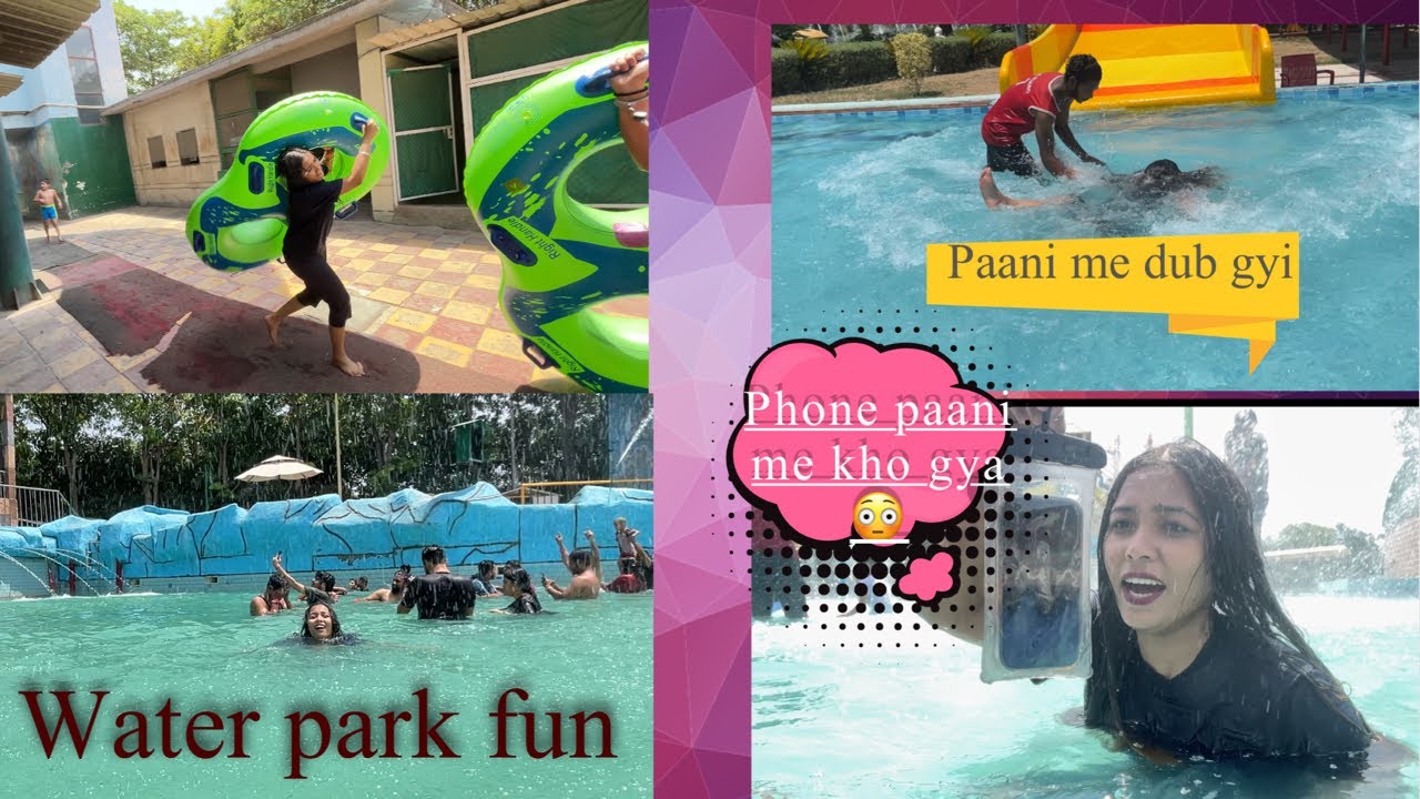 Garmi me 🥵Water park😍|phone dub gya😭Karnal bypass | must watch - YouTube