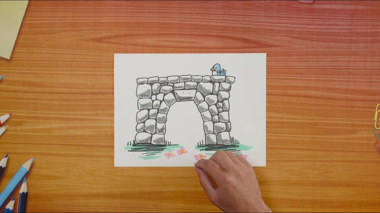 How to Draw a Keystone | Come Learn with Me - YouTube