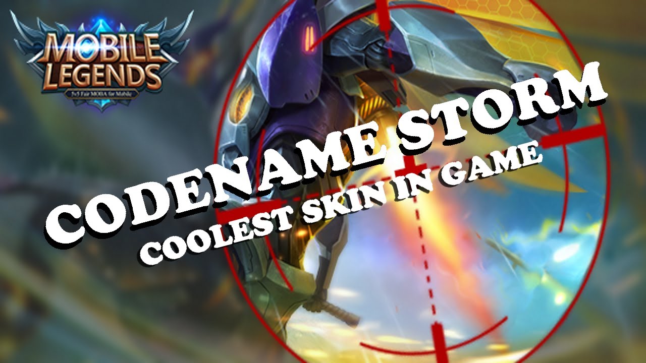 Mobile Legends: NEW SABER SKIN!! Codename STORM (COOLEST SKIN EVER ...