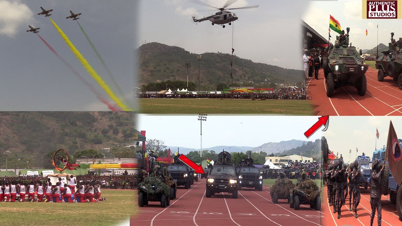 Ghana Military show some of their skills and weapons at the Ghana@67 ...