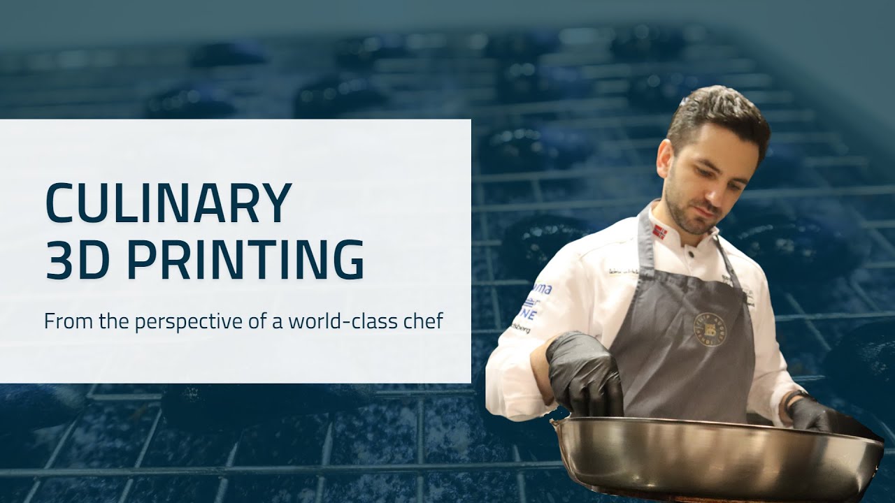 Culinary 3D Printing: From the perspective of a world-class chef - YouTube