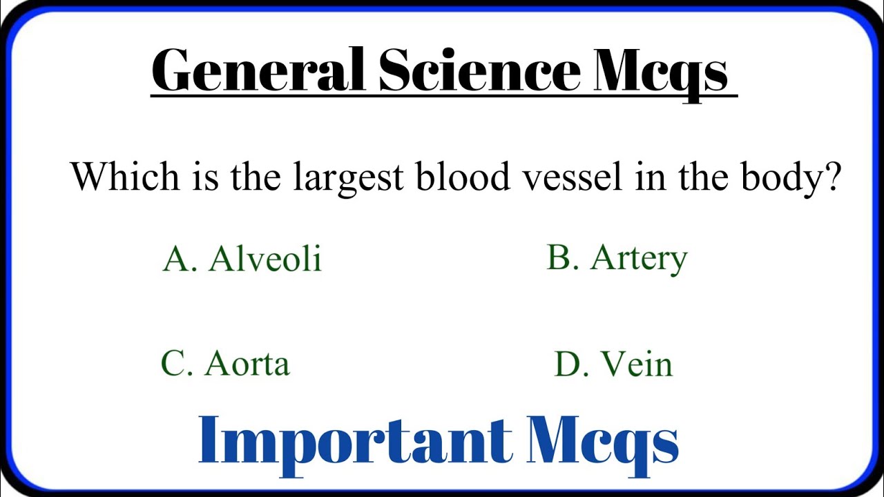 Top 40 General Science Mcqs| Mcqs for all competitive exam| most ...