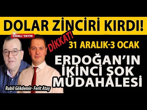 DOLAR ZİNCİRİ KIRDI! ERDOĞAN'IN 2. ŞOK MÜDAHALESİ! 31 ARALIK - 3 OCAK TARİHİNE DİKKAT! 2022 UYARISI!