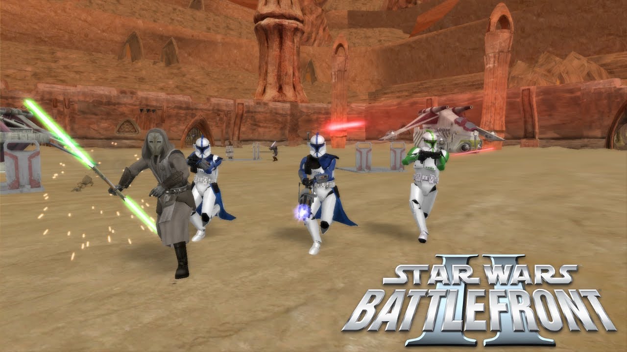 Star Wars Battlefront 2 (2005)- Geonosis Petranaki Arena Map Mod ...