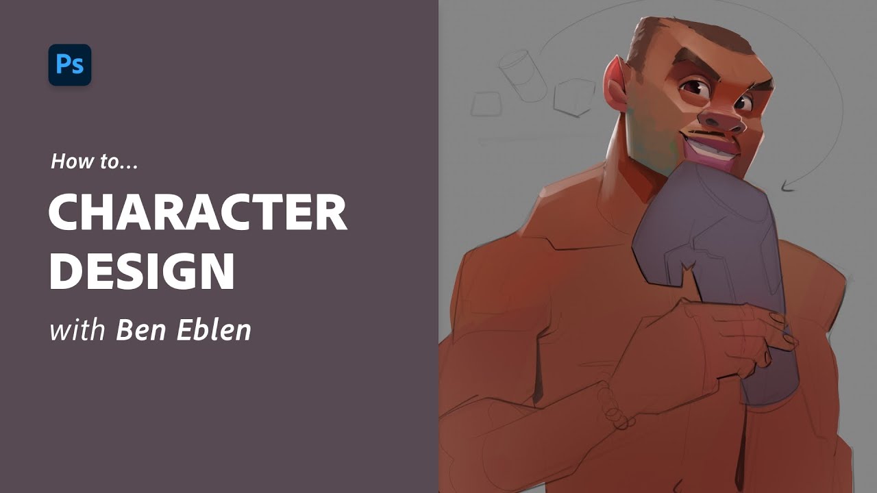 How to design characters using Photoshop with Ben Eblen – Part 2 of 2 ...