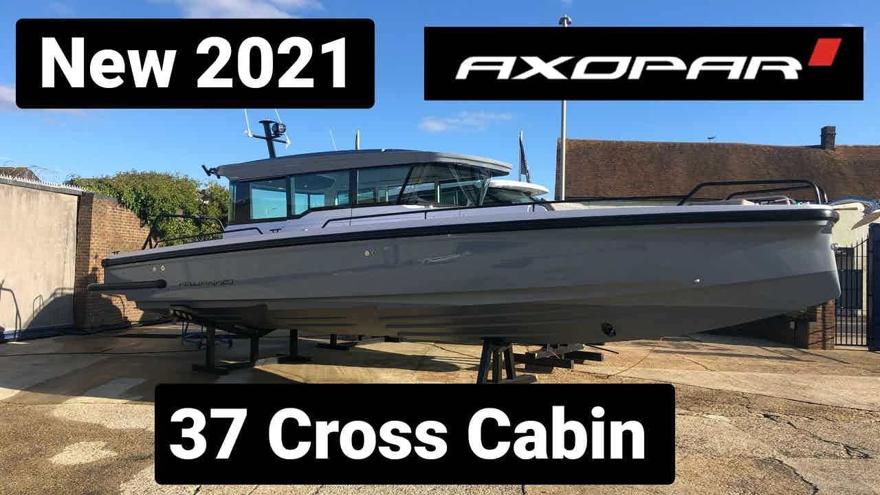 2021 Axopar 37 Cross Cabin. Aft Cabin with Webasto Heating System and ...