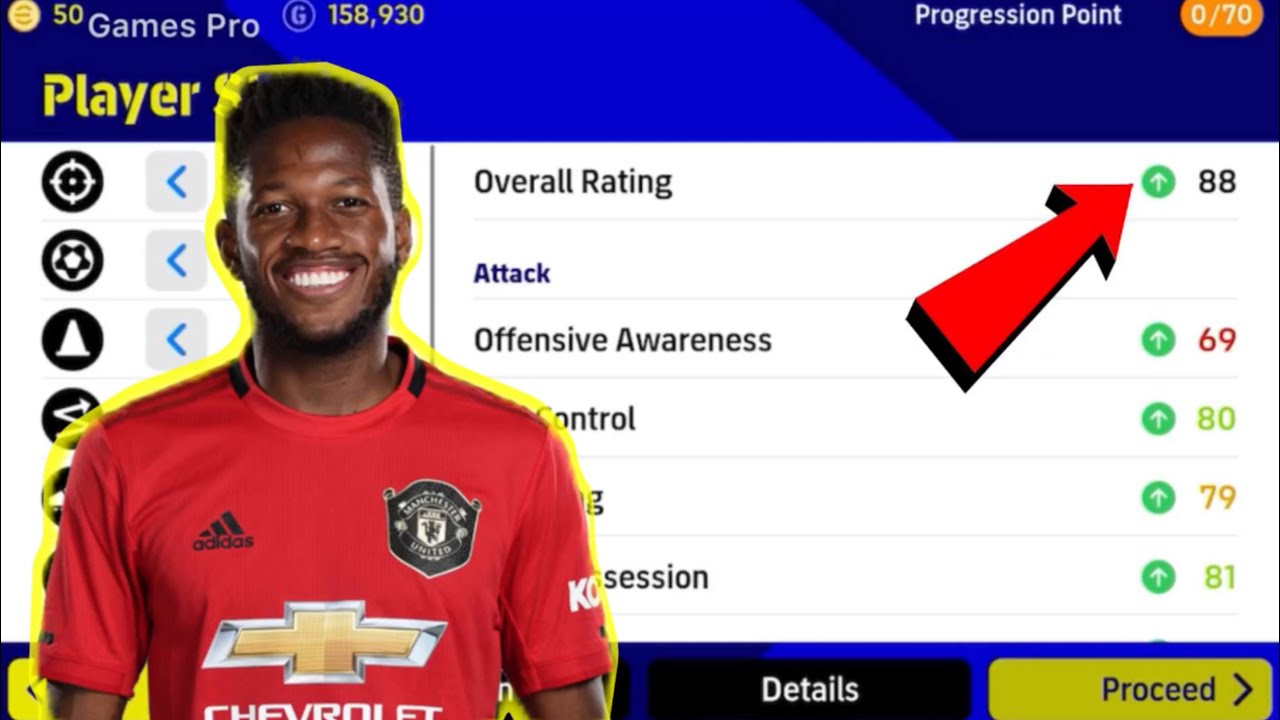 Upgrade Fred Max Level Rating 88 - eFootball 2023 - YouTube