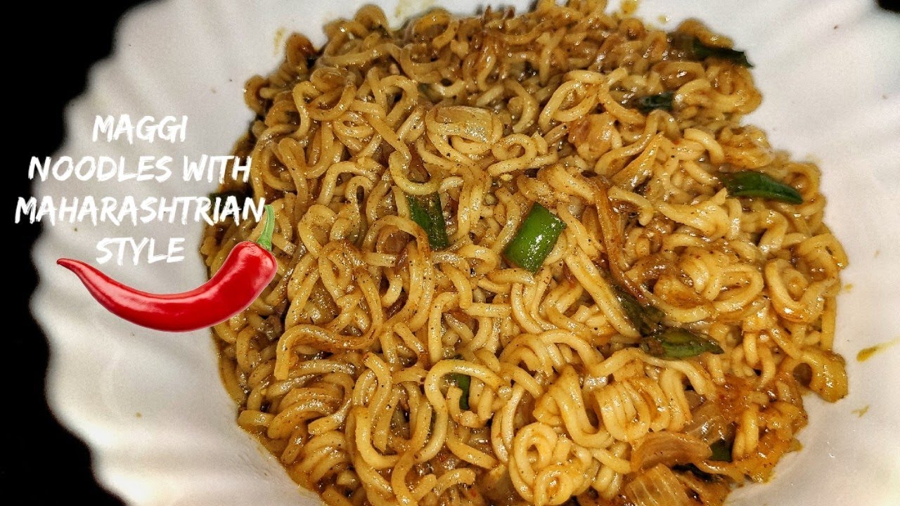 महाराष्ट्रीयन काला मसाला #maggi noodles रेसिपी (#maggi with black ...