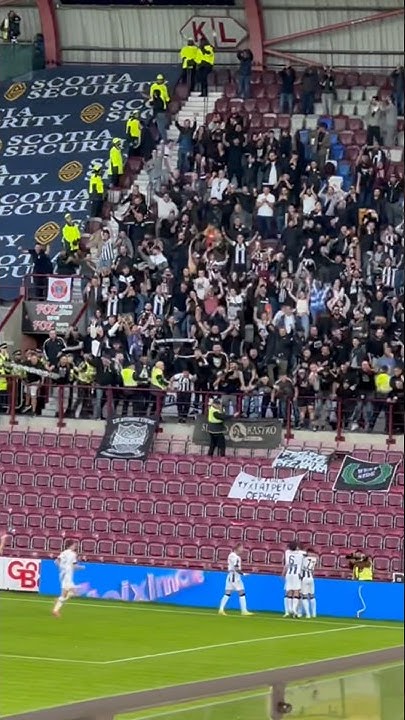 1:1! PAOK PENALTY GOAAAL! Heart of Midlothian FC vs PAOK Thessaloniki ...