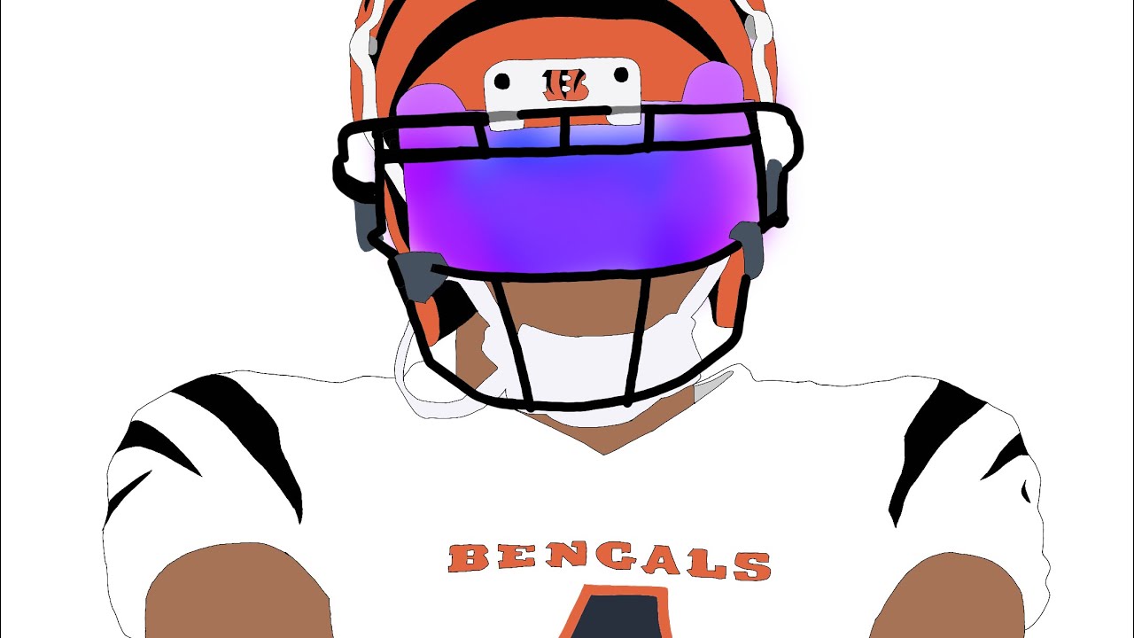 FIRE JA’MAR CHASE DRAWING 🏈 🔥 - YouTube