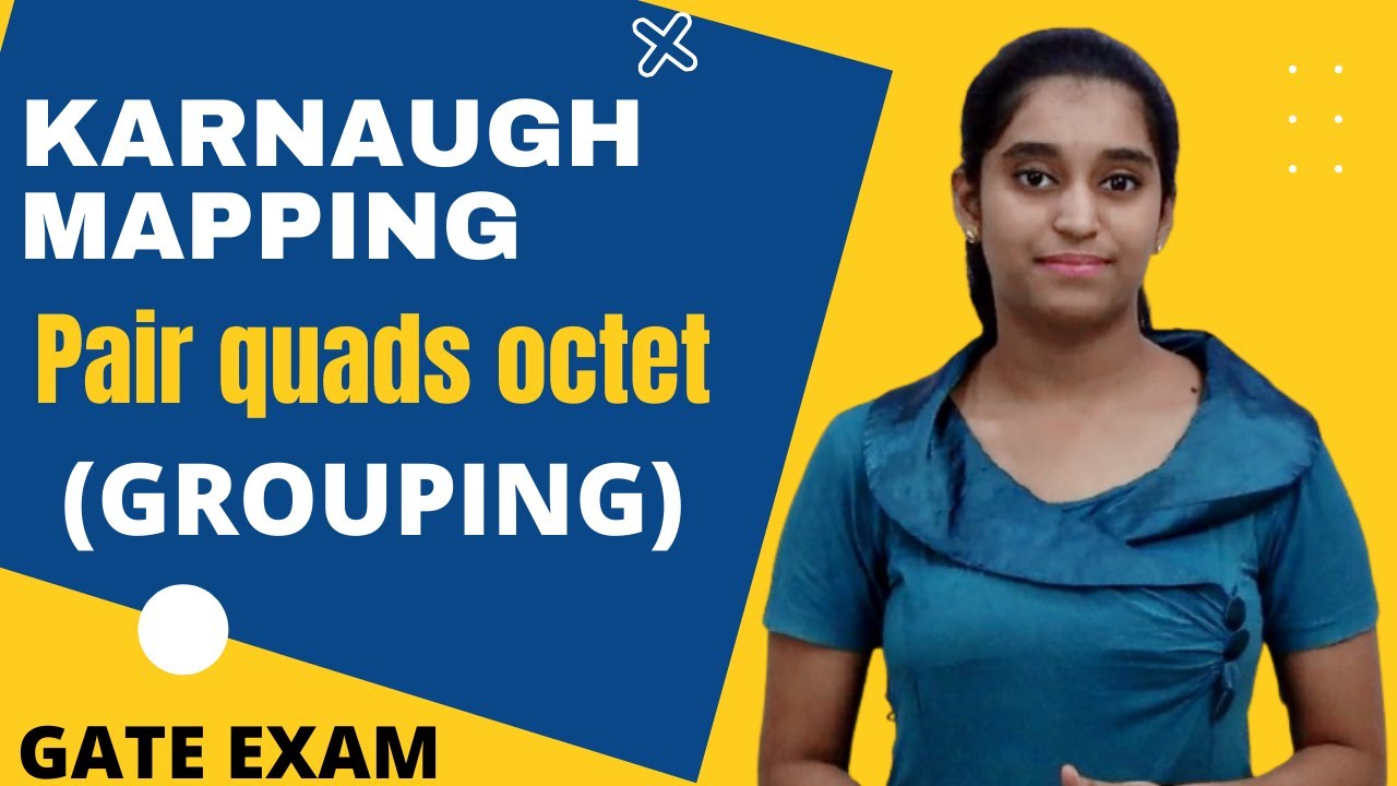 Grouping in karnaugh mapping | How to make pair quads octet with the ...