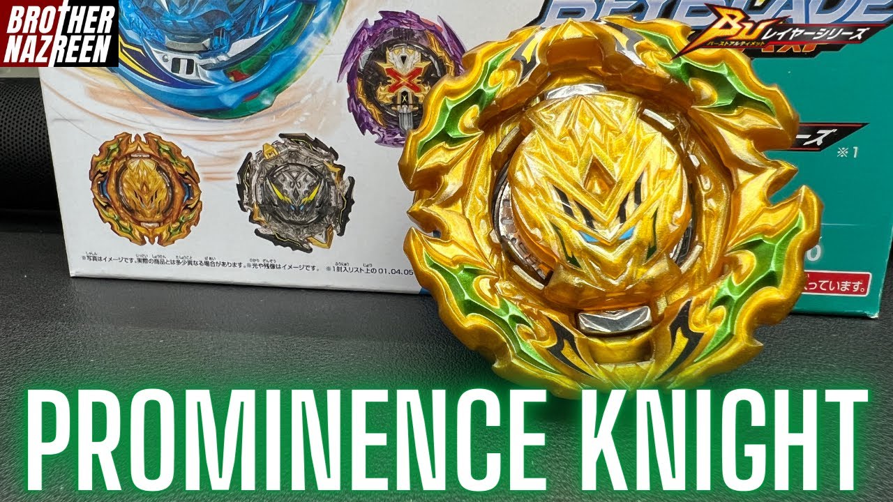 GOLD TURBO! B-202 02 Prominence Knight | Beyblade Burst Ultimate ...