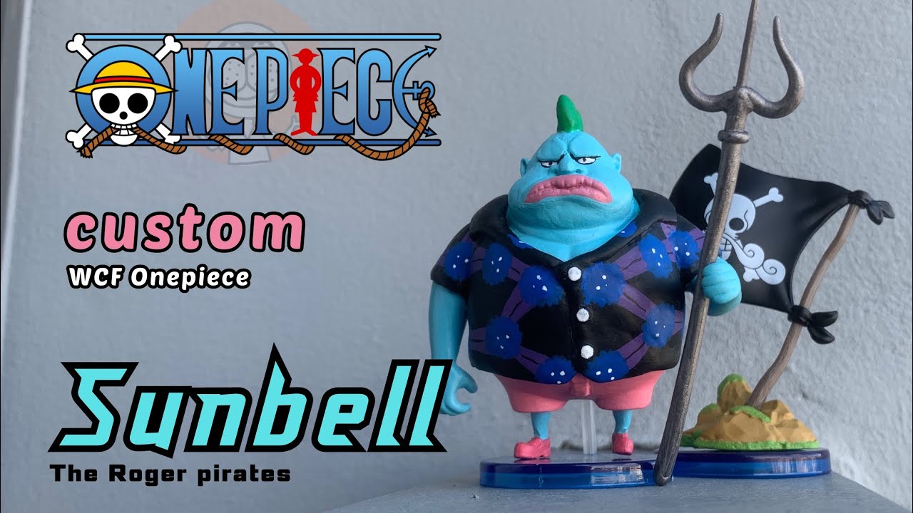 Sunbell ''Gold D Roger pirate'' - one piece wcf custom - YouTube