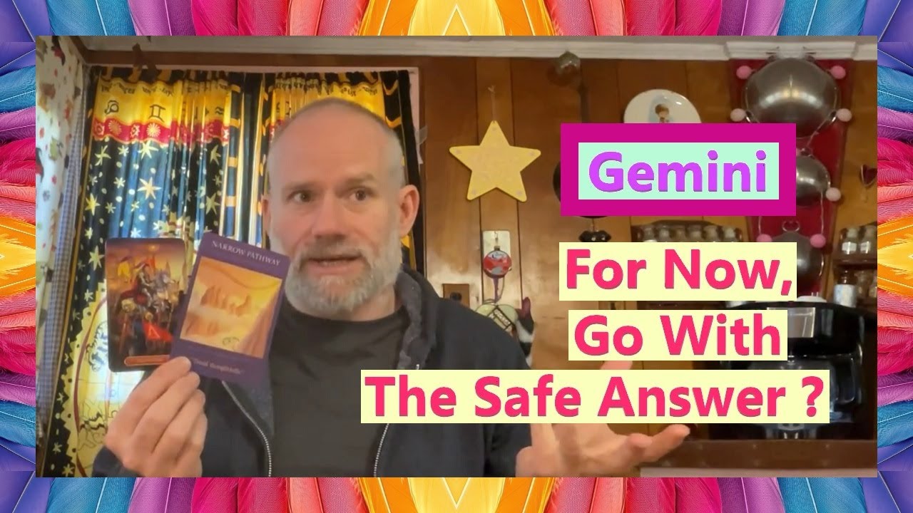 Gemini - For Now, Go With The Safe Answer ? - YouTube