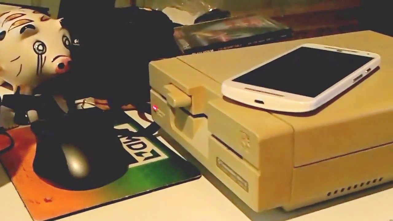 Commodore 64 1541 drive connected with PC. - YouTube