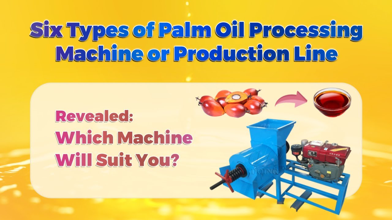 Best Six Oil Palm Processing Machines Crude Palm Oil Mill Plant Red ...