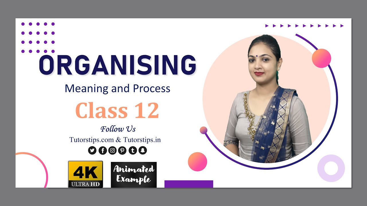 Organising & Organising Process Business Studies Class 12 - Explained ...