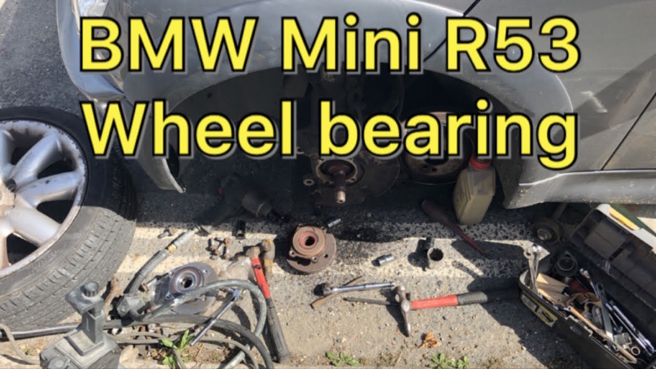 Replacing Front Wheel Bearing on BMW MINI R53 - YouTube