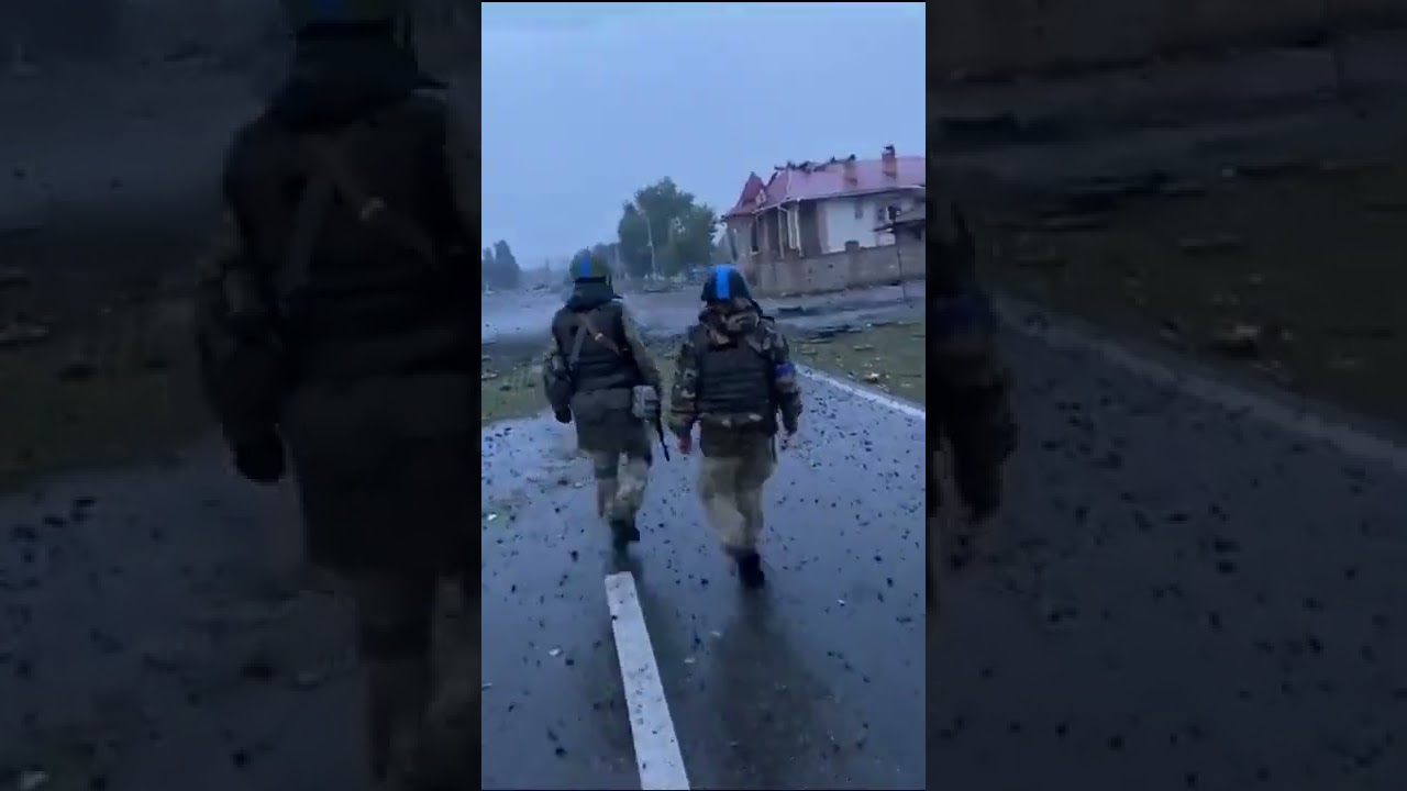 DAY 219 - Ukraine Armed Forces Entering Yampol - 30 Sept 22 - YouTube