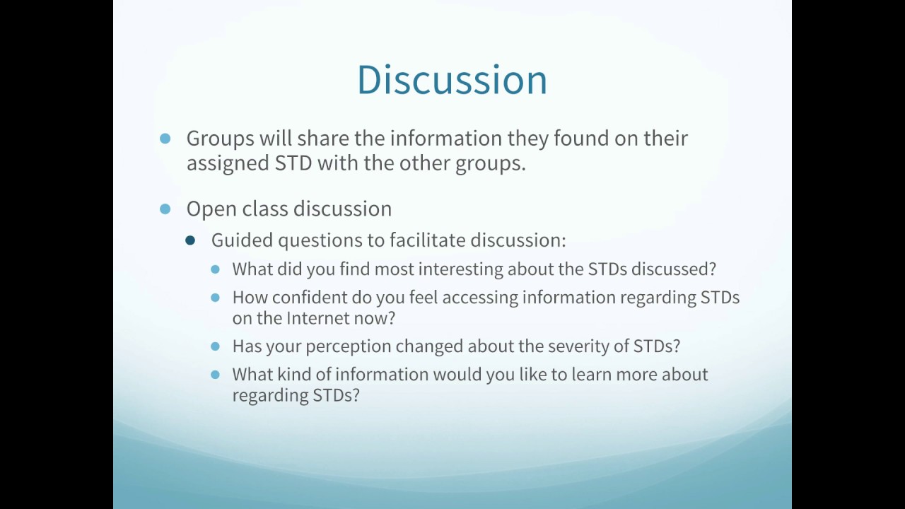HLED 303 STD Lesson Plan - YouTube