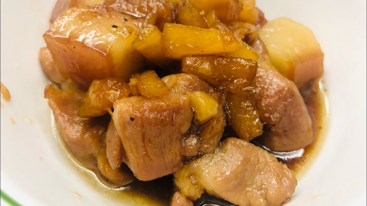 Easy Pork Hamonado Recipe! 👌🏼😋😊 (Pork Recipe) - YouTube