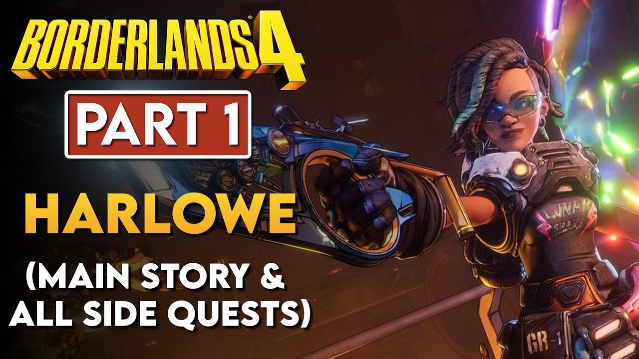 Borderlands 4 (Harlowe) | HARD Difficulty | PART 1 | No Commentary ...
